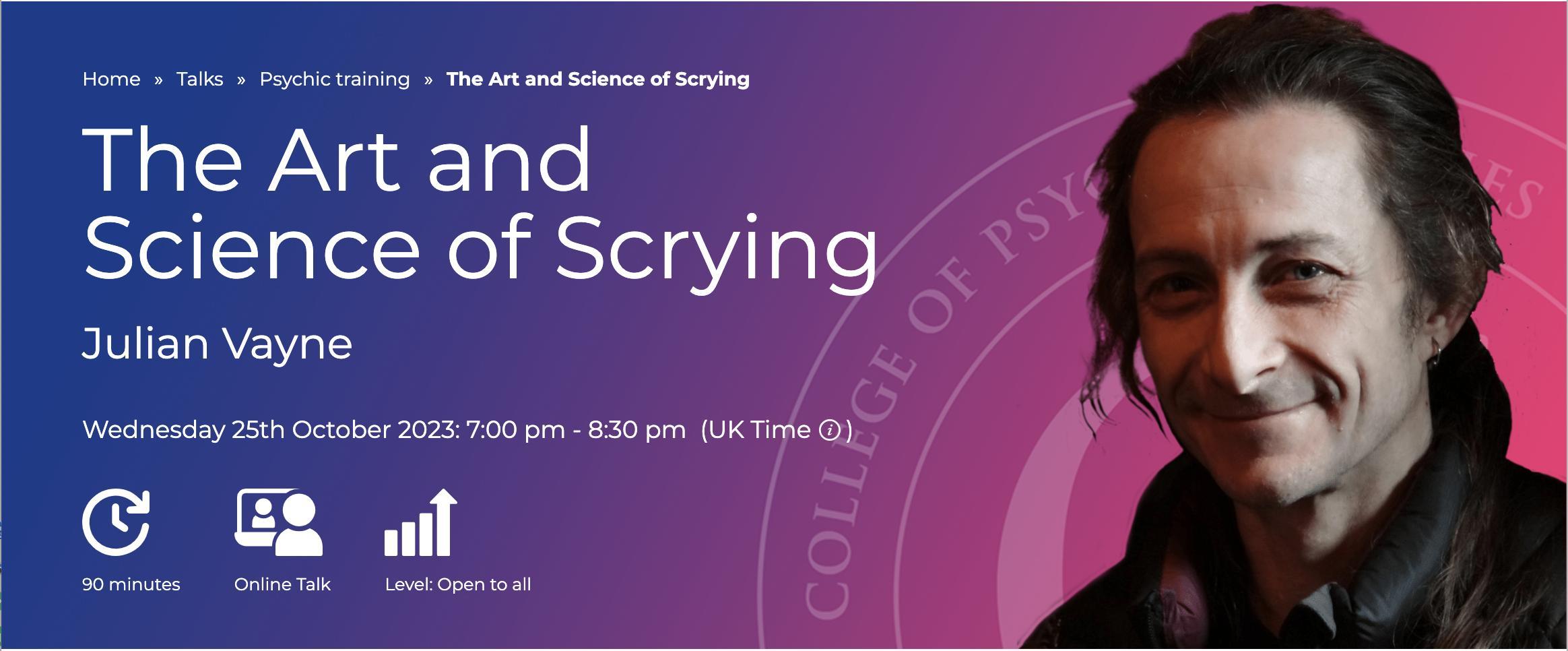 A Guide to Scrying | College of Psychic Studies